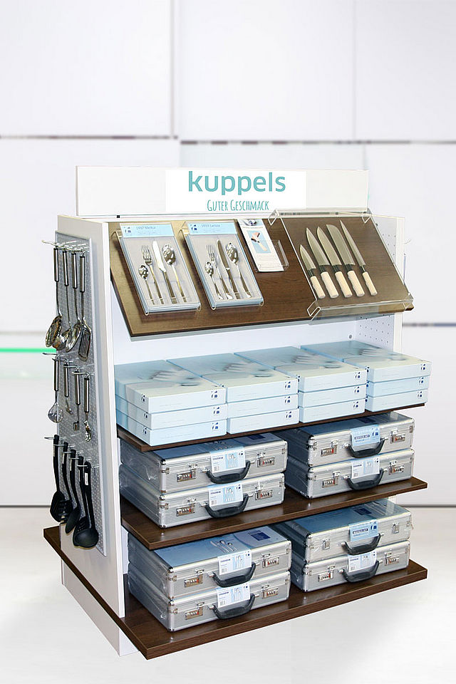 Haushaltswaren Displays - Hannecke Display Systems